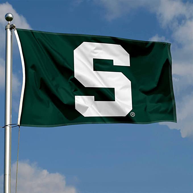 Michigan State University (MSU) Block S Flag – Flags Unlimited